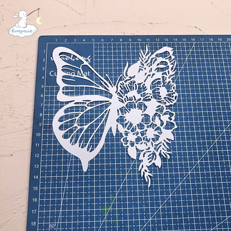 Bunnymoon Big butterfly Metal cutting dies stencil... – Grandado