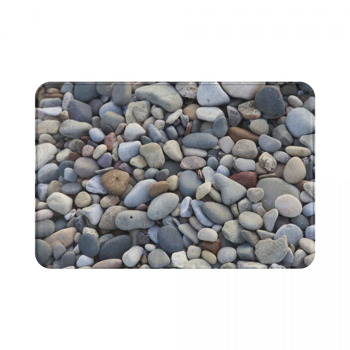 Cobblestone Doormat Welcome Polyeste Bathroom Livi... – Grandado