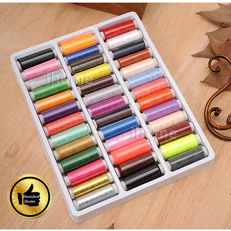 39 colors spools 200 yards Overlock Sewing Machine... – Grandado