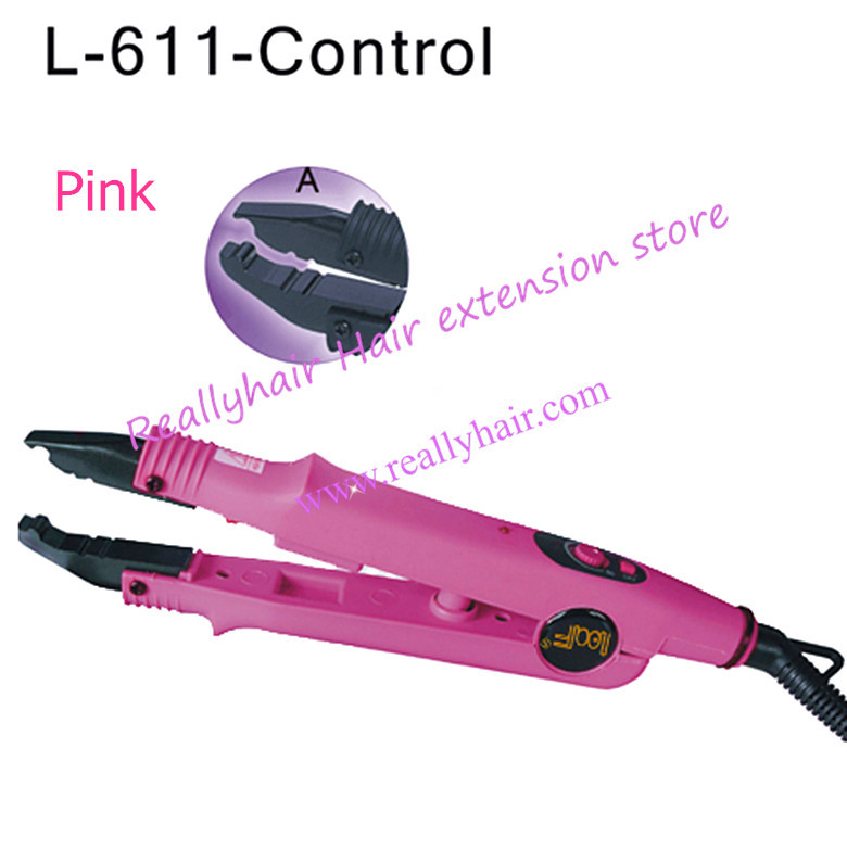 Pink Loof Hair Extension Fusion Iron L-611-Control... – Vicedeal