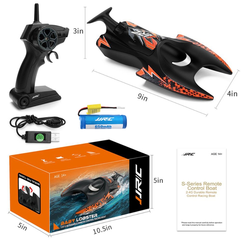 JJRC S6 RC Boat 2.4G Remote Control Speed mini Boa... – Grandado