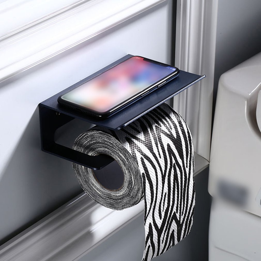 Toilet Tissue Holder Without Hole Space Aluminum B... – Grandado