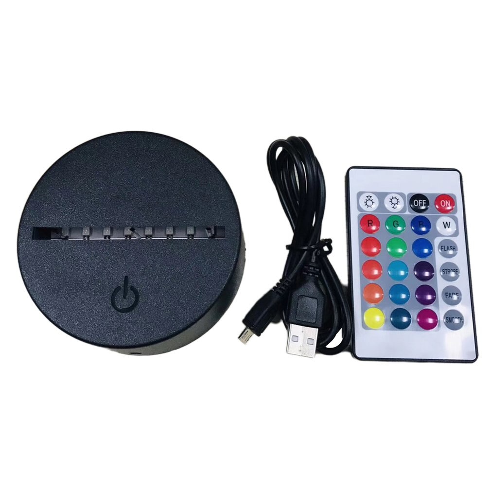 Usb Cable LED Lamp Base Night Light Holder Switch ... – Grandado
