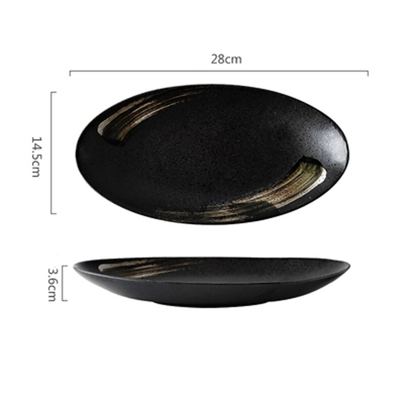 Japanese Fish Plate Large Restaurant Ceramic Plate... – Vicedeal