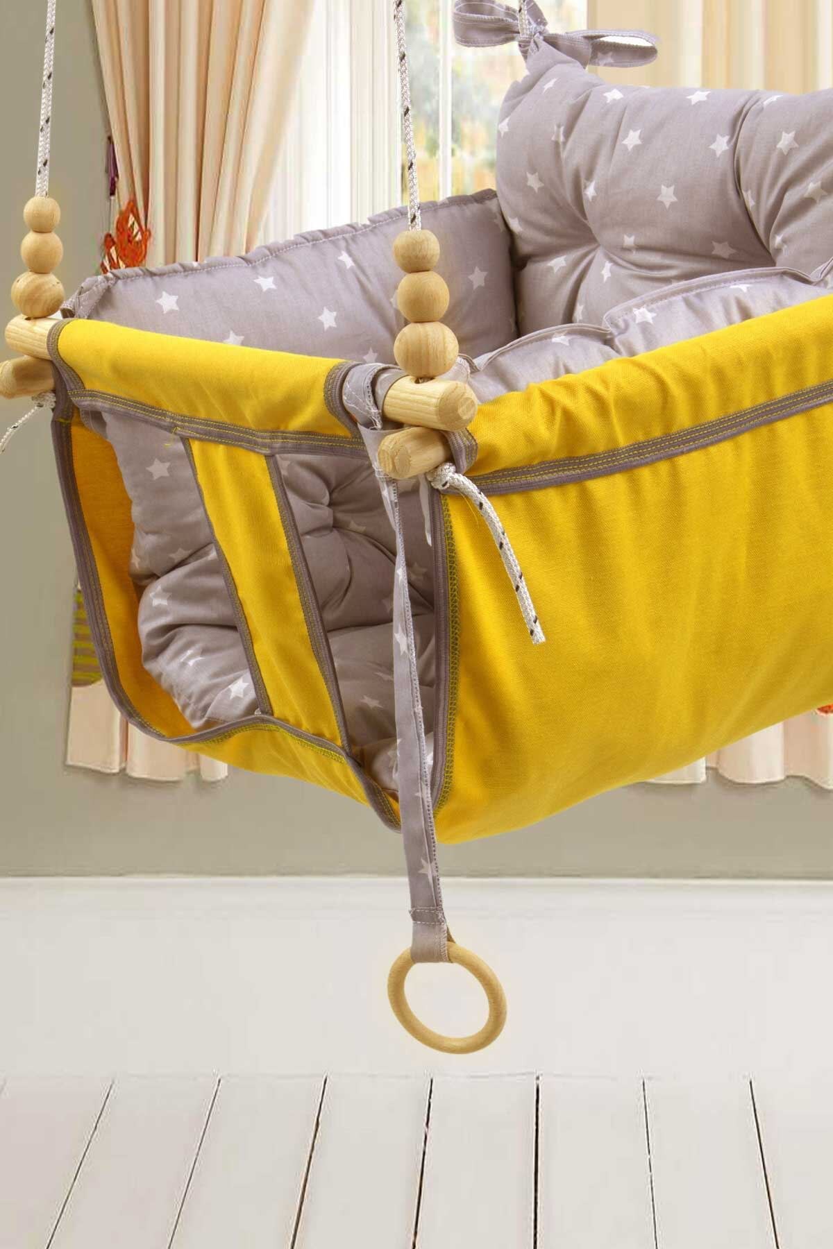 Gula bebis barn roligt gunga lekaktivitet barn hän... – Vicedeal