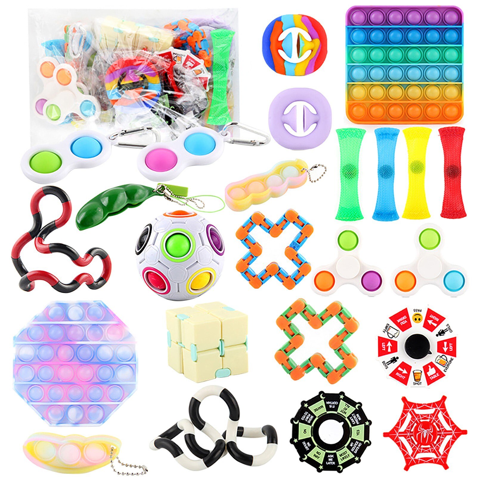 A Pack Fidget Sensory Toy Set Stress Relief Toys f... – Grandado