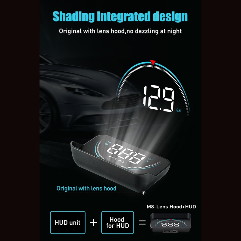 Auto Hud Display 3.5" Car Windshield Projecto... – Grandado