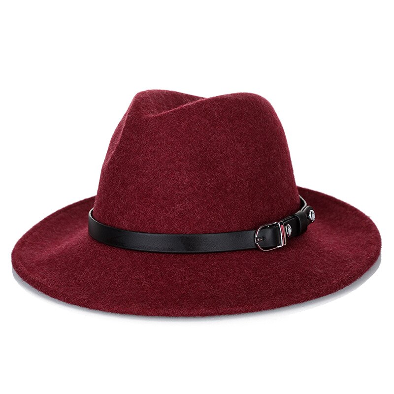 100% australische Wolle Filz Fedora Hut für Frauen... – Grandado