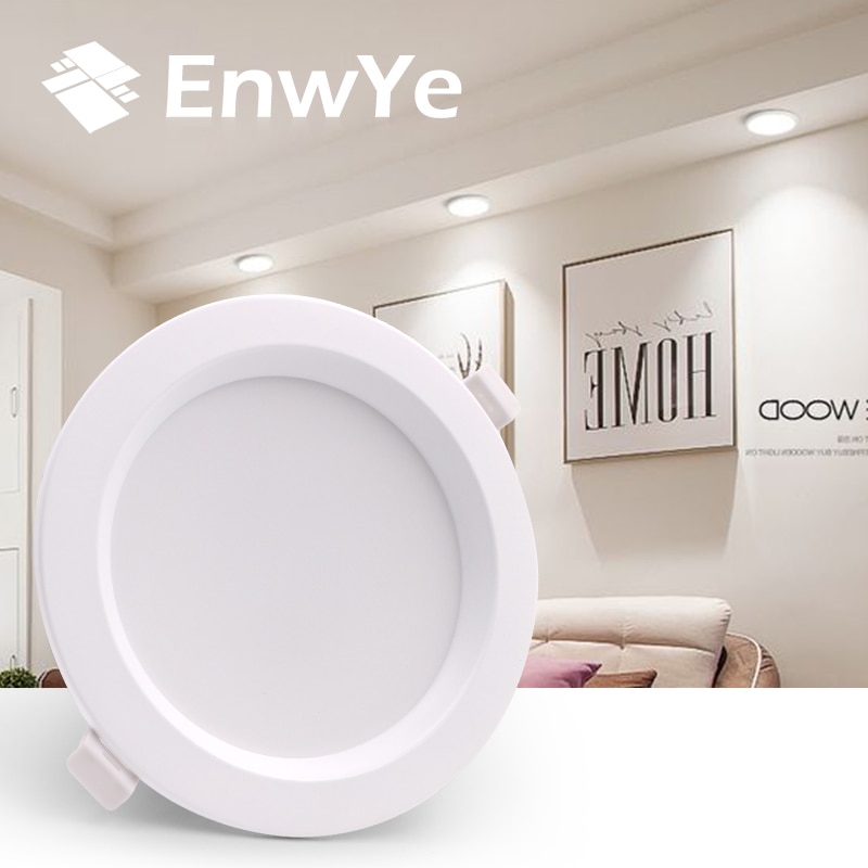 EnwYe 5W 7W 12W 18W LED downlight ceiling light AC... – Grandado