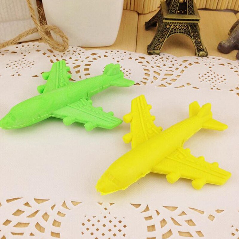 10pcs/Lot Aircraft Shape Eraser Stationery Student... – Grandado