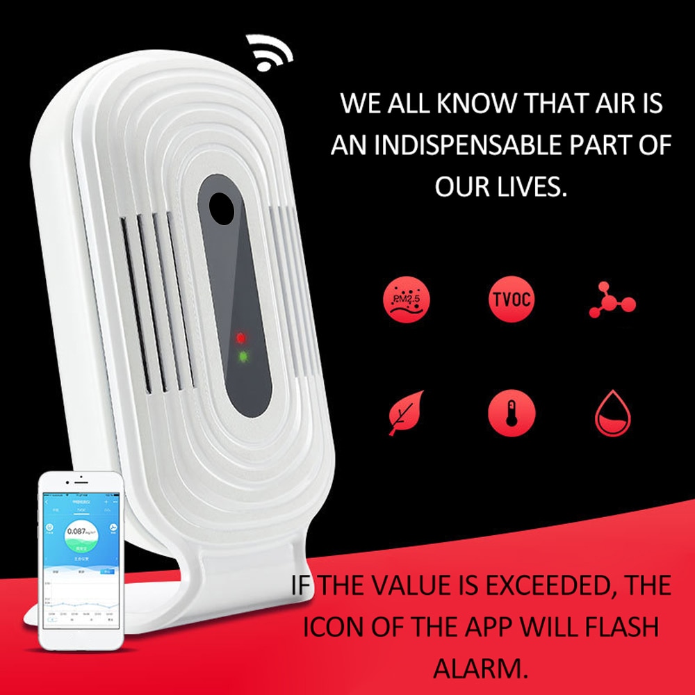 Jq -200/ jq -300 wifi luftdetektor co2 detektor ... – Grandado