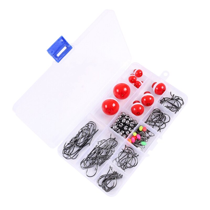 148Pcs Fishing Tackle Kit Including Weights Swivel... – Vicedeal