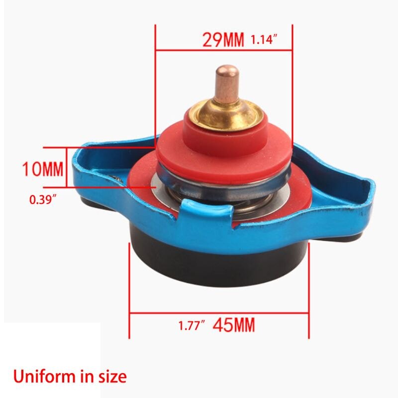 Auto Thermostatische Gauge Radiator Cap 0.9/1.1/1.... – Grandado