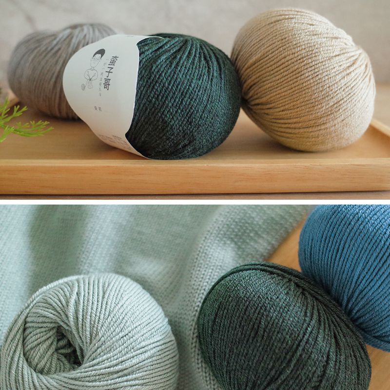 100% Merino Wool Yarn 50g 150M Soft And DIY Handma... – Grandado