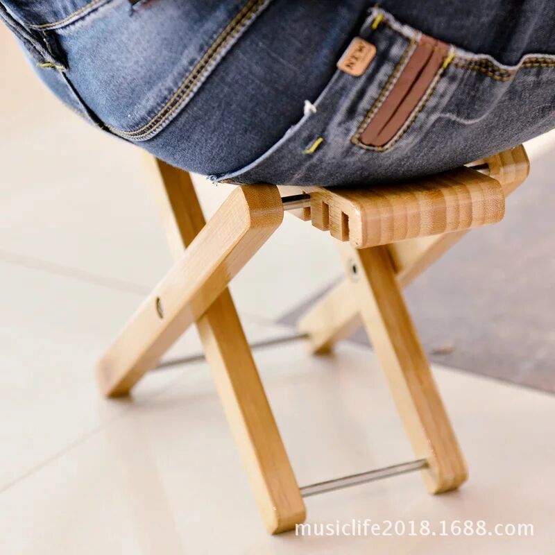 Bamboo guitar pedal stool multi-function pedal fol... – Grandado