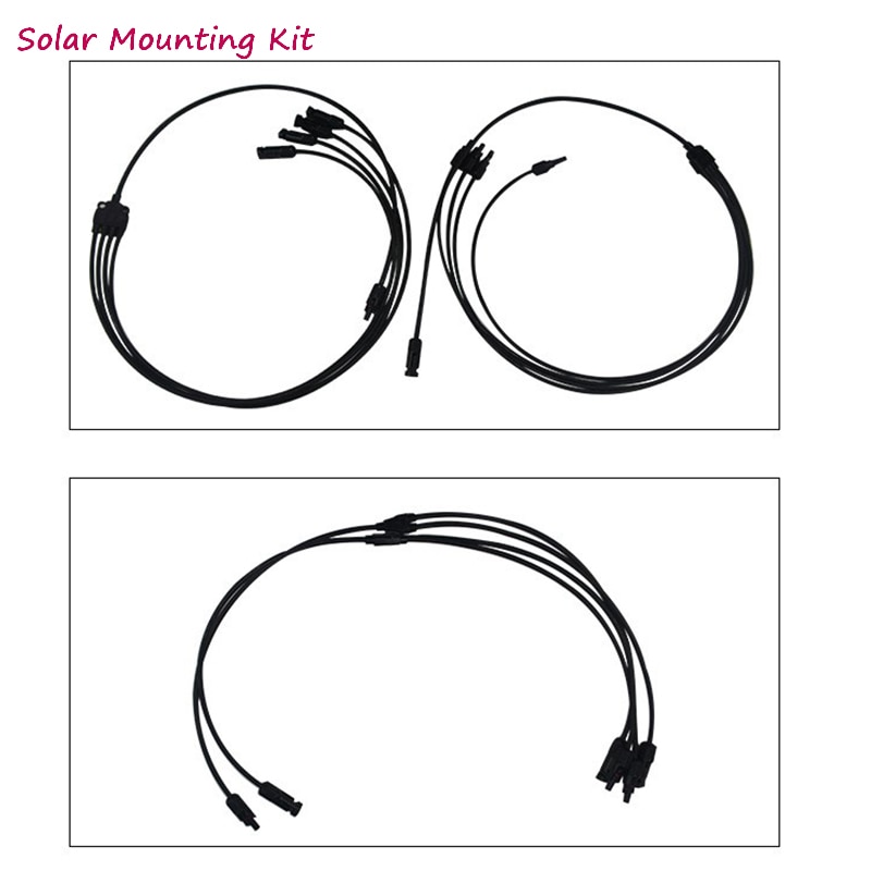 1 Paar 1 Naar 4 Type Solar Connector Met Pv Kabel ... – Vicedeal