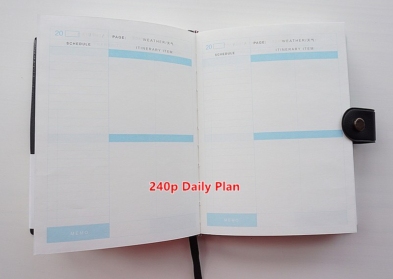 "Good Job" Faux Leather Business Planner Monthly D... – Grandado