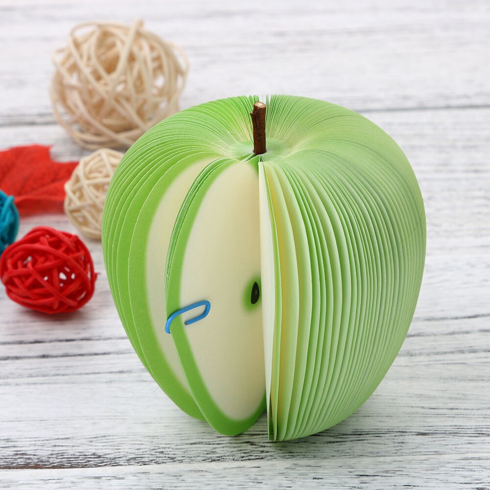 Cute Sticky Notes DIY Apple Shape Memo Pads Sticke... – Grandado
