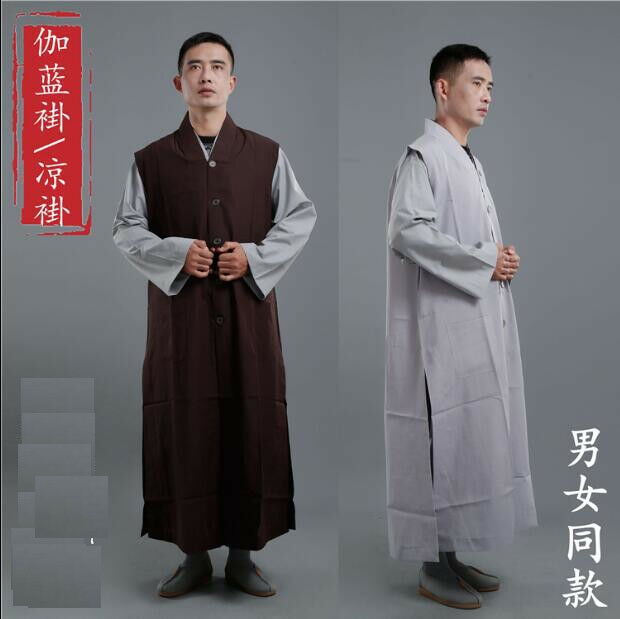 Unisex Shaolin Buddhist Monk Garan Coats Robes Med... – Grandado