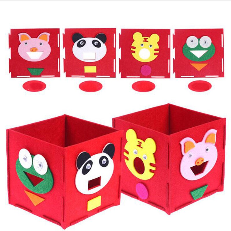 Useful Handmade Child Carton Non-woven Storage Box... – Grandado