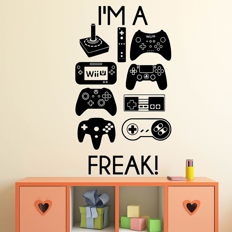 Cross-border delicate game handle more wall stick ... – Grandado