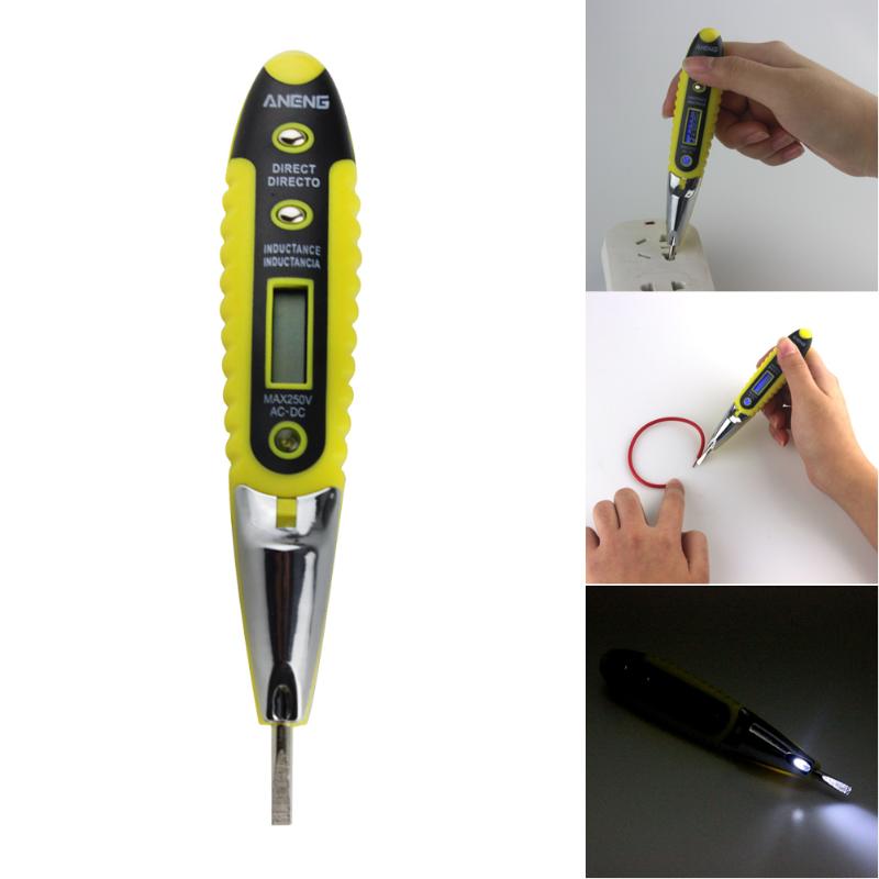 Digital Electric Meter Test Pen AC/DC 12-250V Elec... – Grandado