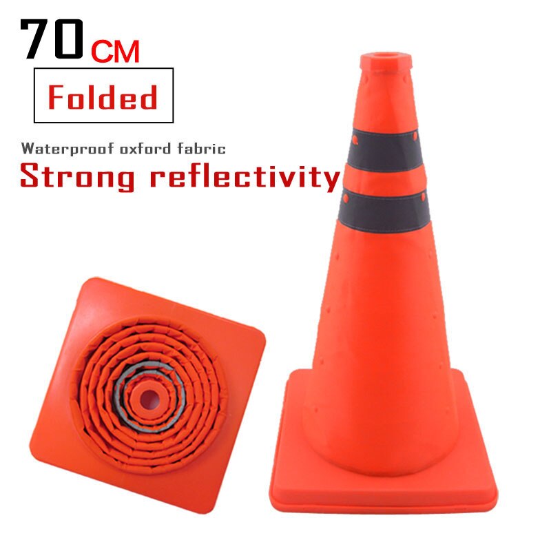 70cm height reflector cone roadblock motorcycle tr... – Grandado