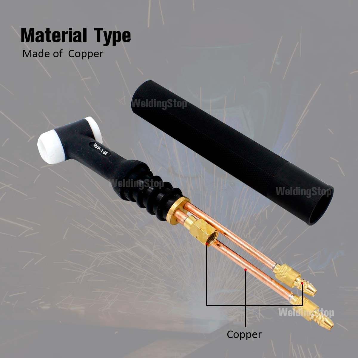 WP-18F Tig Lastoorts Head Flex Tig Toorts Body 350... – Vicedeal