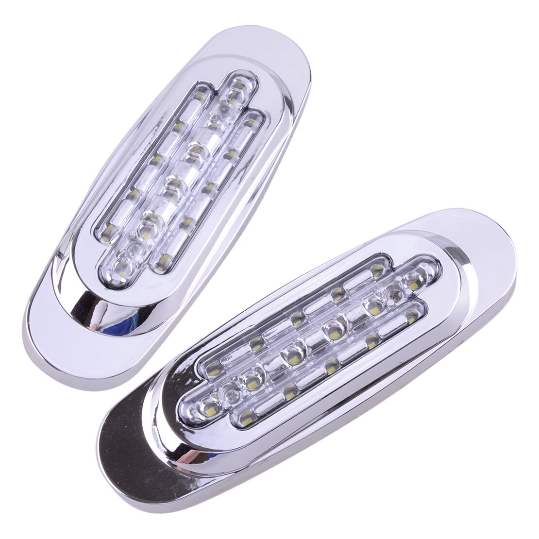 2Pcs 16 LEDs Clear Lens Side Marker Turn Signal Li... – Grandado