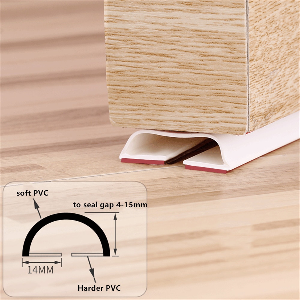 Self-adhesive Door Bottom Draft Stoper Threshold S... – Vicedeal