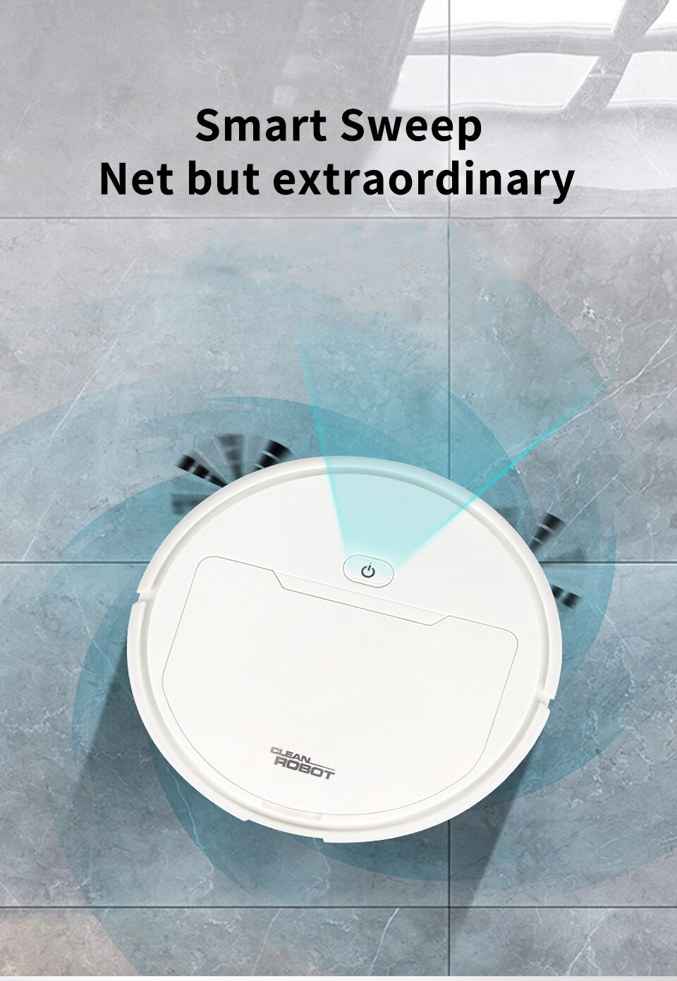 Home Smart Robot Vacuum Cleaner Mop Sweeping Dry W... – Grandado