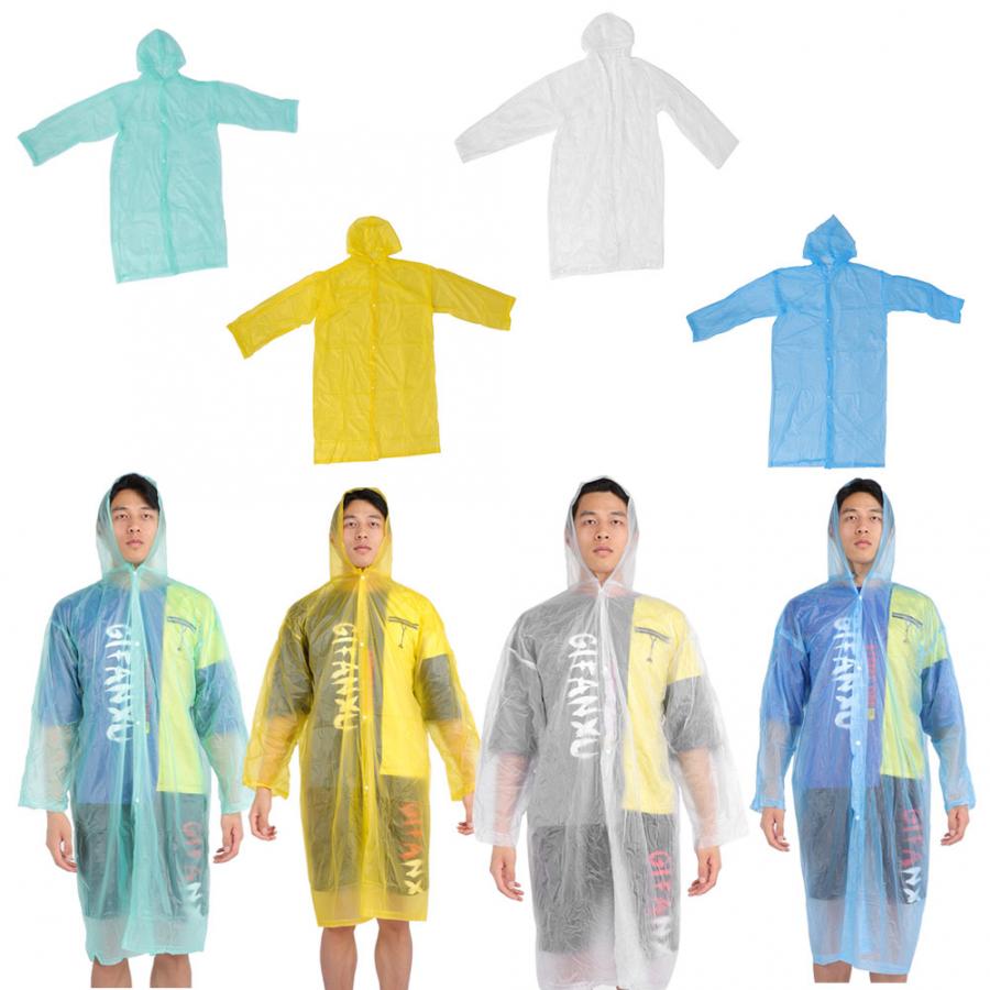 PVC Cycling Folding Washable Transparent Raincoat ... – Vicedeal