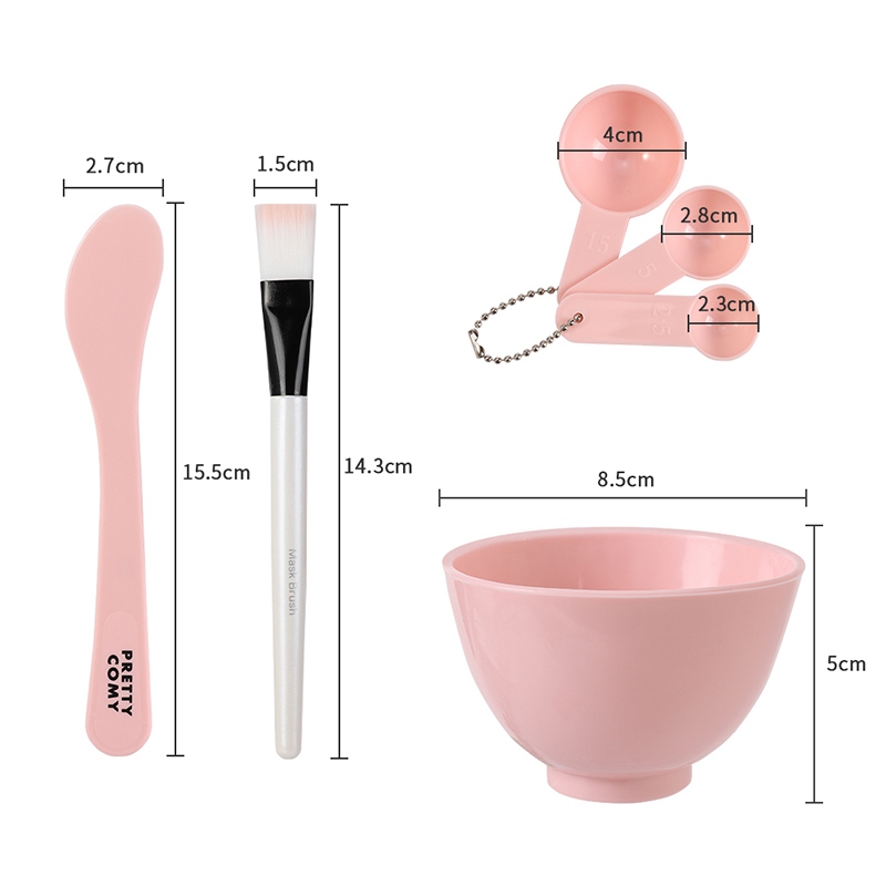 6 in 1 DIY Makeup Kits Mixing Bowl Mask Brush Spoo... – Grandado