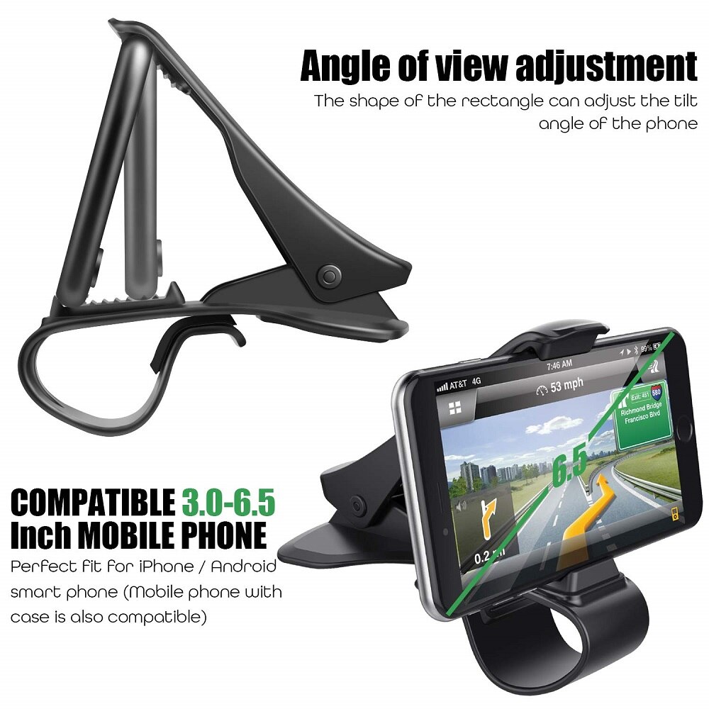 Universal Phone Holder HUD Dashboard Mount Phone H... – Grandado