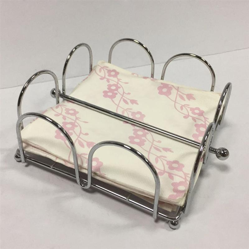 Smeedijzeren Vierkante Tissue Houder Desktop Serve... – Grandado