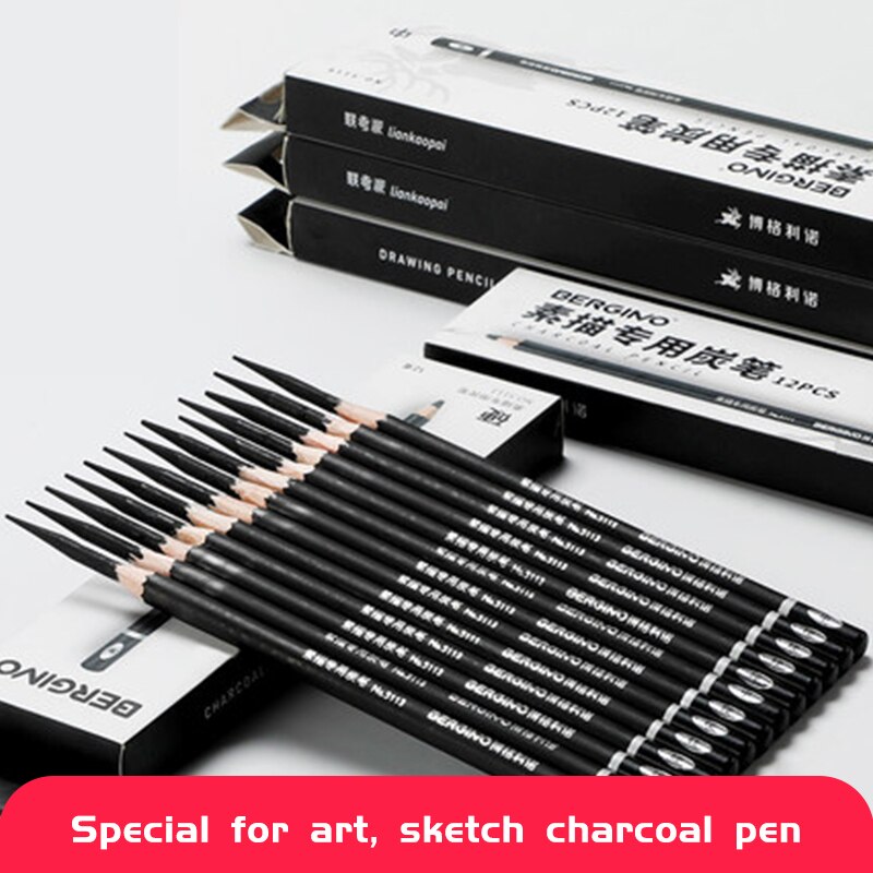 Bergino Schetsen Potlood Set 12 Fine Art Schetsen ... – Grandado