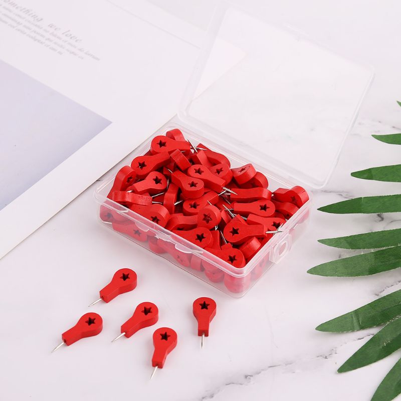 80 Uds. Marcadores de mapa madera dibujo foto pare... – Grandado