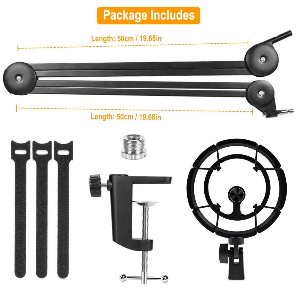 Microphone Stand With Shock Mount For Blue Yeti & ... – Vicedeal