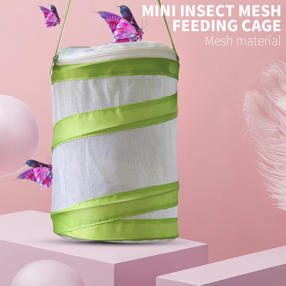 Green Mesh Pop-Up Insect Habitat Cage Cage Mini Me... – Grandado