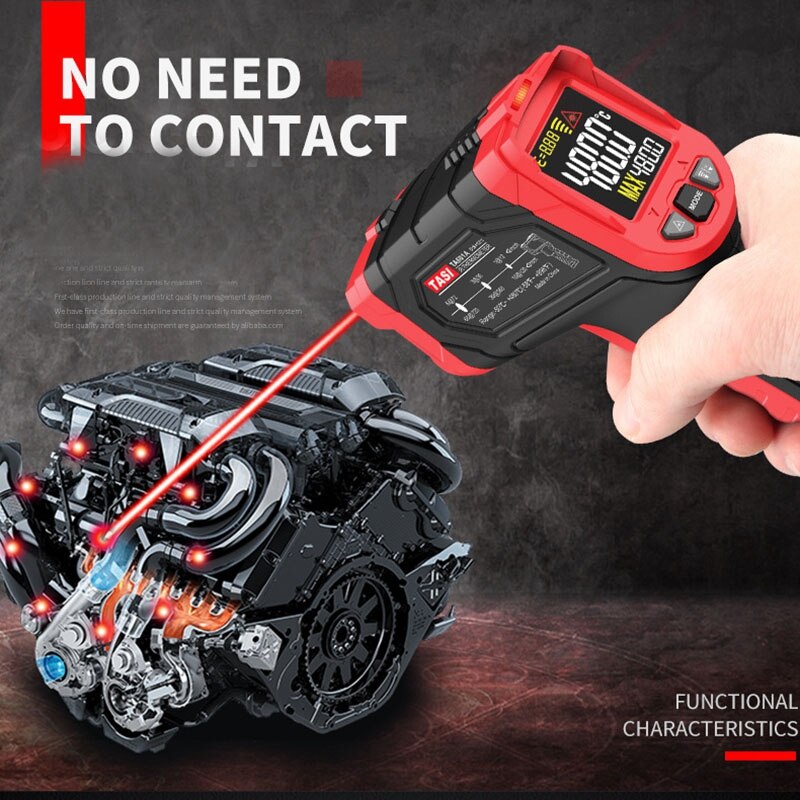 TASI TA601C Non-Contact IR Infrared Thermometer, N... – Grandado