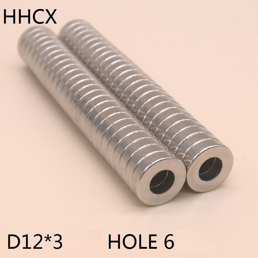 2 5 10PCS/LOT Ring magnet 12x3 Hole 6 N35 Industri... – Grandado