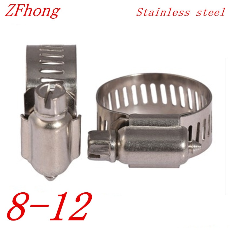 10pcs 8mm to 12mm 8-12mm Adjustable Stainless Stee... – Grandado