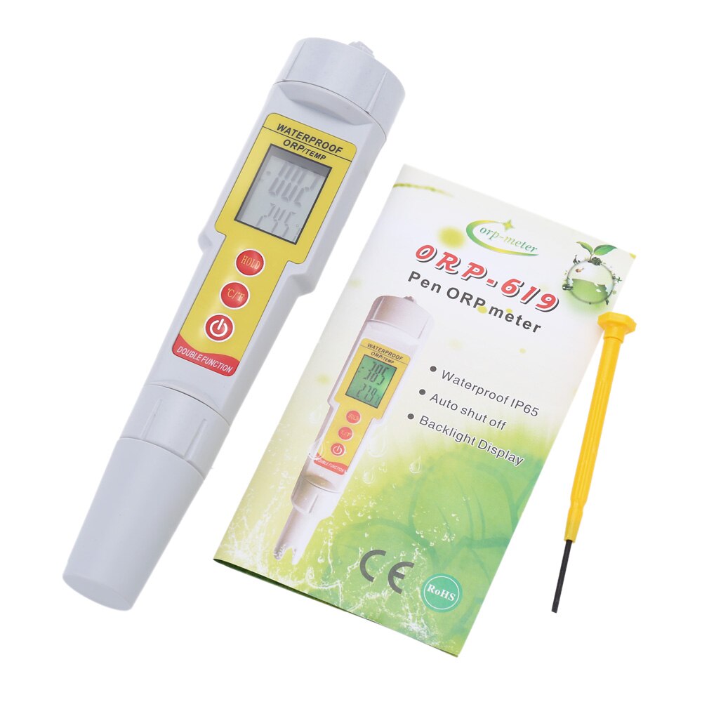 Pen-Type ORP/TEMP Meter Backlit Display Drinking W... – Grandado