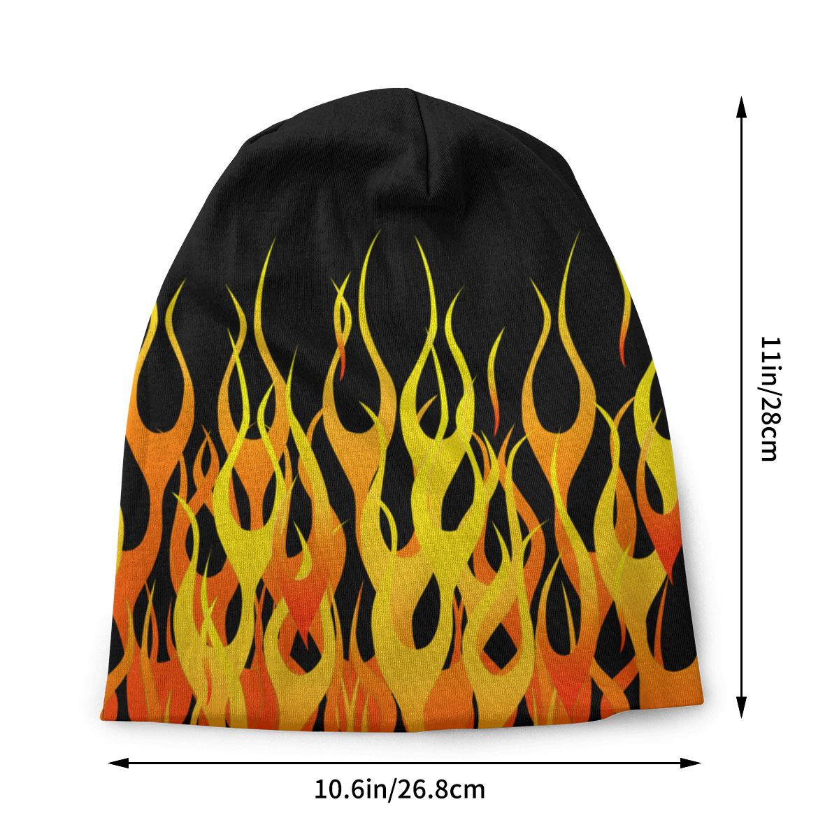 Racing Flames Cap Orange Flames Fire Unisex Outdoo... – Vicedeal
