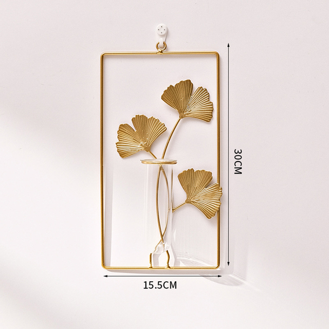 Muur Ginkgo Biloba Met Reageerbuis Wanddecoratie H... – Vicedeal