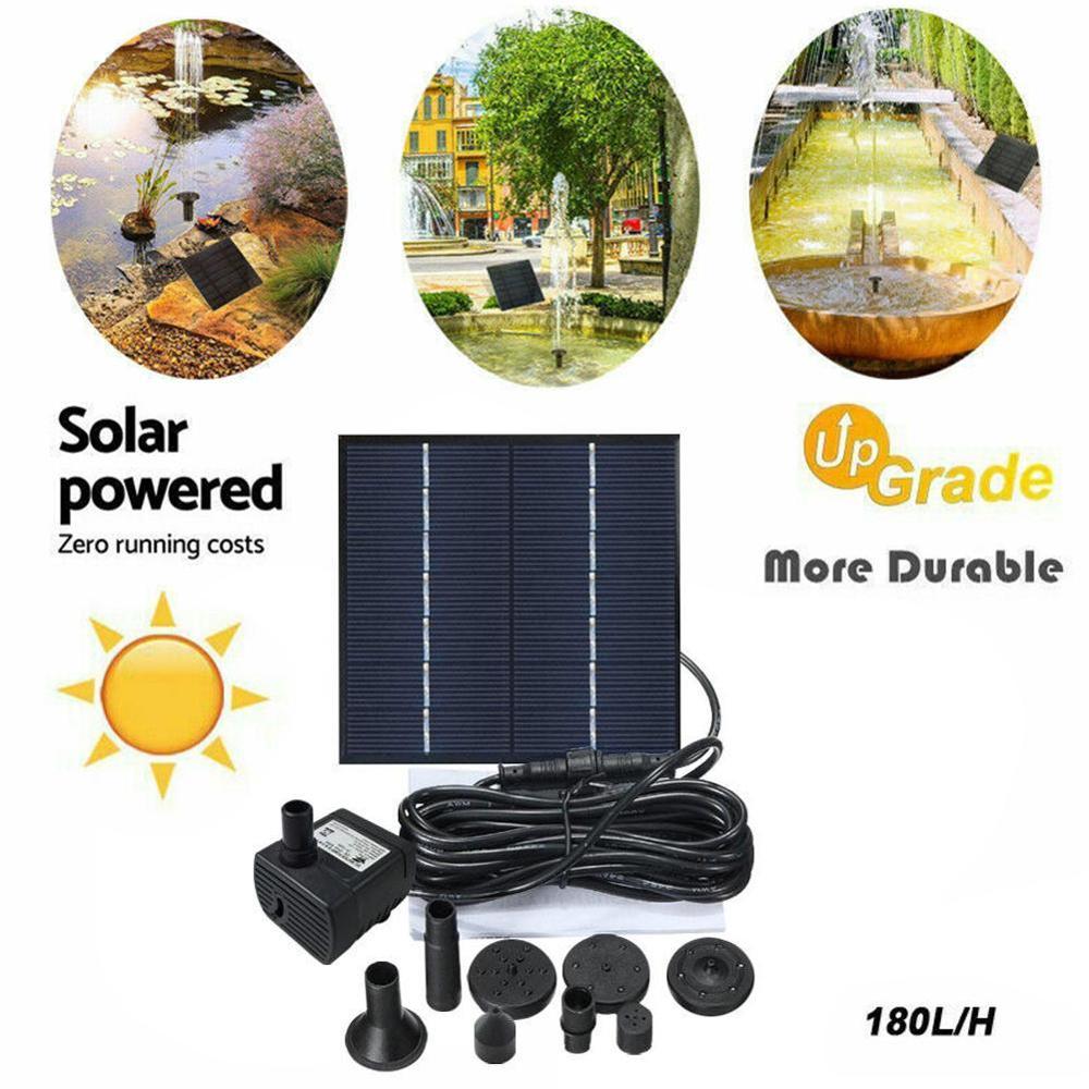1.2W Solar Garden Fountain Pump Solar Garden Fount... – Grandado