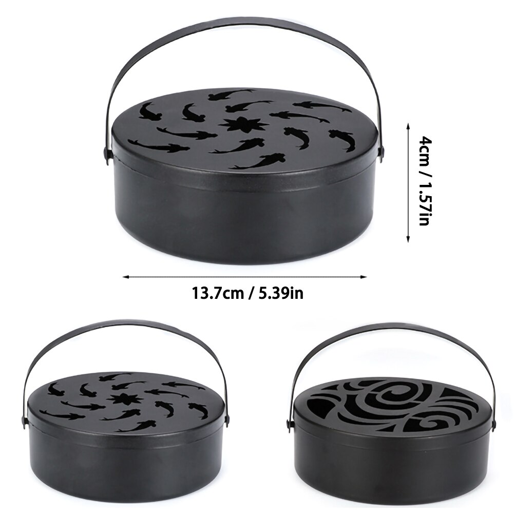 Metal Mosquito Repellent Box Cover Round Coil Hold... – Grandado