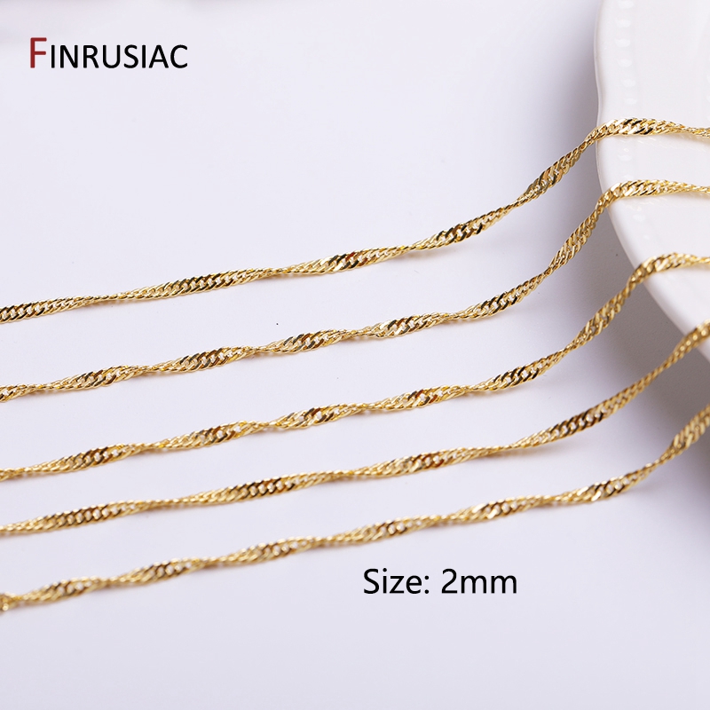 DIY Jewelry Making Chain Multi Types 14K Gold Plat... – Grandado