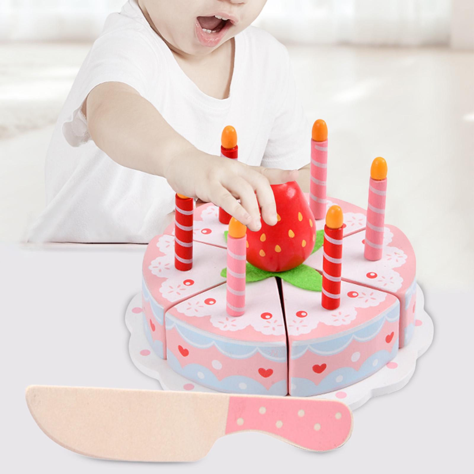 DIY Birthday Cake Toy Play Cake Toy Food Pretend P... – Grandado