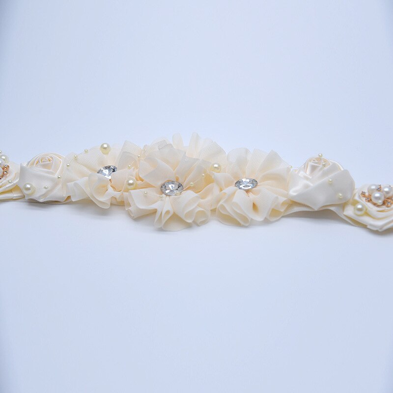 Wedding Sash Polyester Bloemen Vrouwen Jurk Riemen... – Grandado